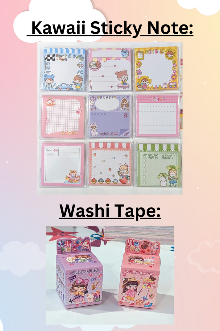 Kawaii Stationery Grab Bags! – Starlight Glitter Notes