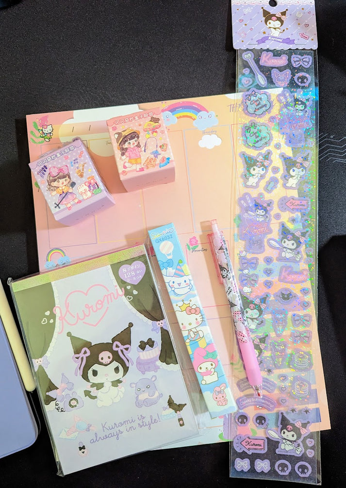 Kawaii Stationery Sets - Sanrio – Starlight Glitter Notes